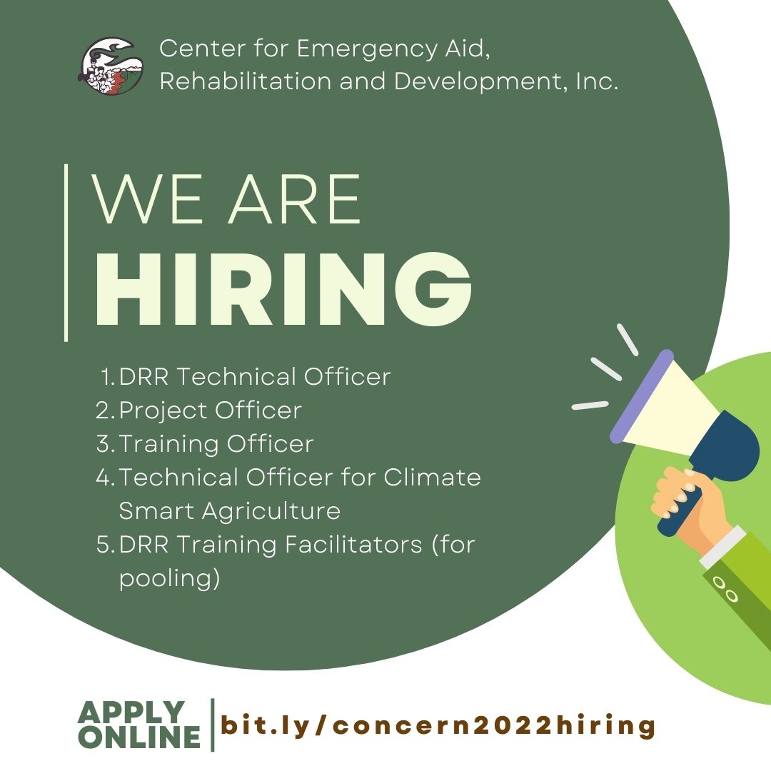 Hiring Notice – 220913 – Center for Emergency Aid, Rehabilitation and ...