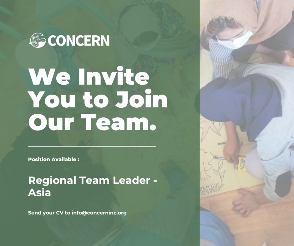 Join Our Team: Regional Team Leader-Asia – Center for Emergency Aid ...